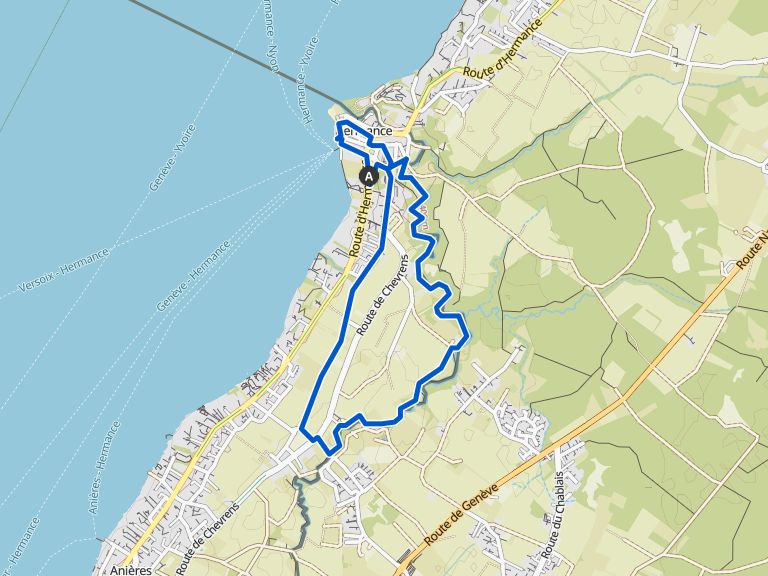 Discovery of Hermance — loop between Lake Geneva and the French border ...